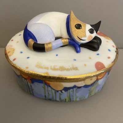 Goebel Rosina Wachtmeister "Amico" Cat Trinket Box Artis Orbis ...