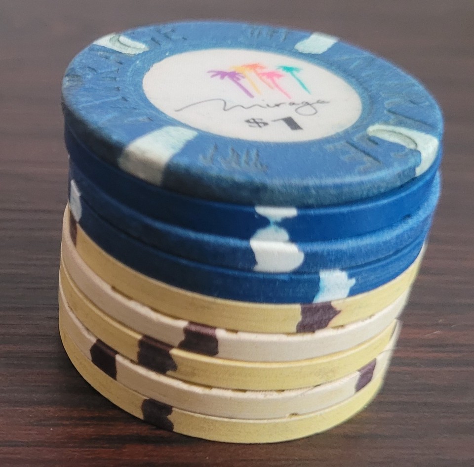 Mirage Casino Las Vegas, NV $1 Casino Chips Lot of 9 (4 Versions) | eBay