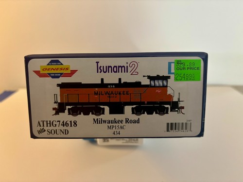 Athearn Genesis HO MP15AC w/DCC & Sound, MILW ROAD #434 | eBay