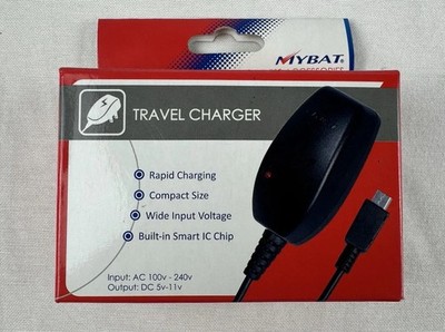 MyBat Travel Charger MOTVCHAGTRA04 – Micro USB Rapid Charging – New ...