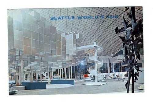 A Space Needle Cancel Seattle Worlds Fair Postcard 1962 Century 21 ...