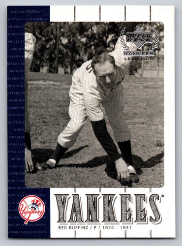 2000 Upper Deck Yankees Legends #37 Red Ruffing | eBay
