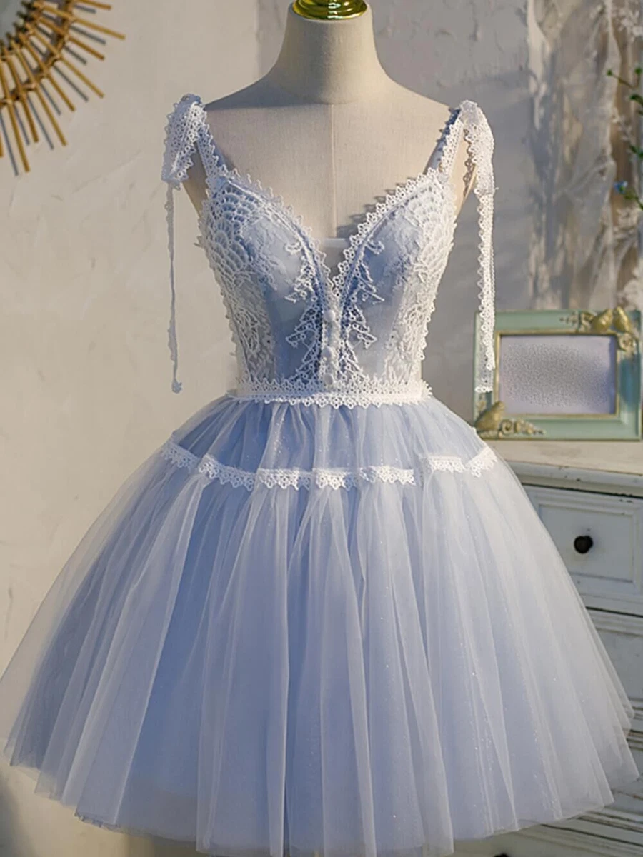 Light Blue Lace Dress