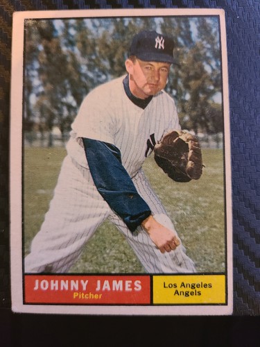 1961 TOPPS BASEBALL #457 JOHNNY JAMES New York Yankees | eBay