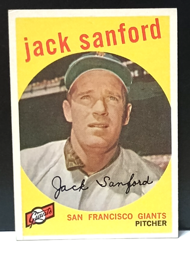 Jack Sanford 1959 Topps #275 (Nice Sharp Corners!!!) | eBay UK