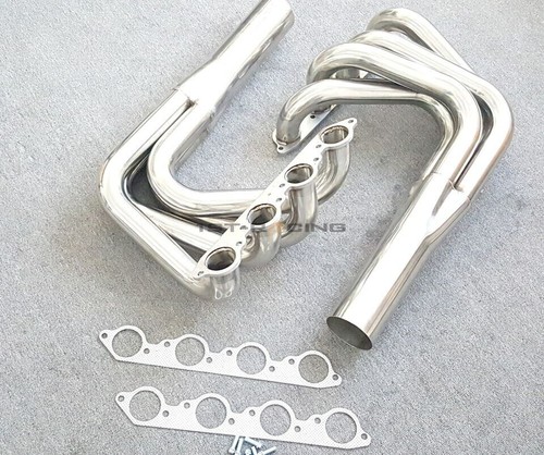 Stainless Exhaust Headers Pair for Chevy GMC Big Block BBC V8 396 402 ...