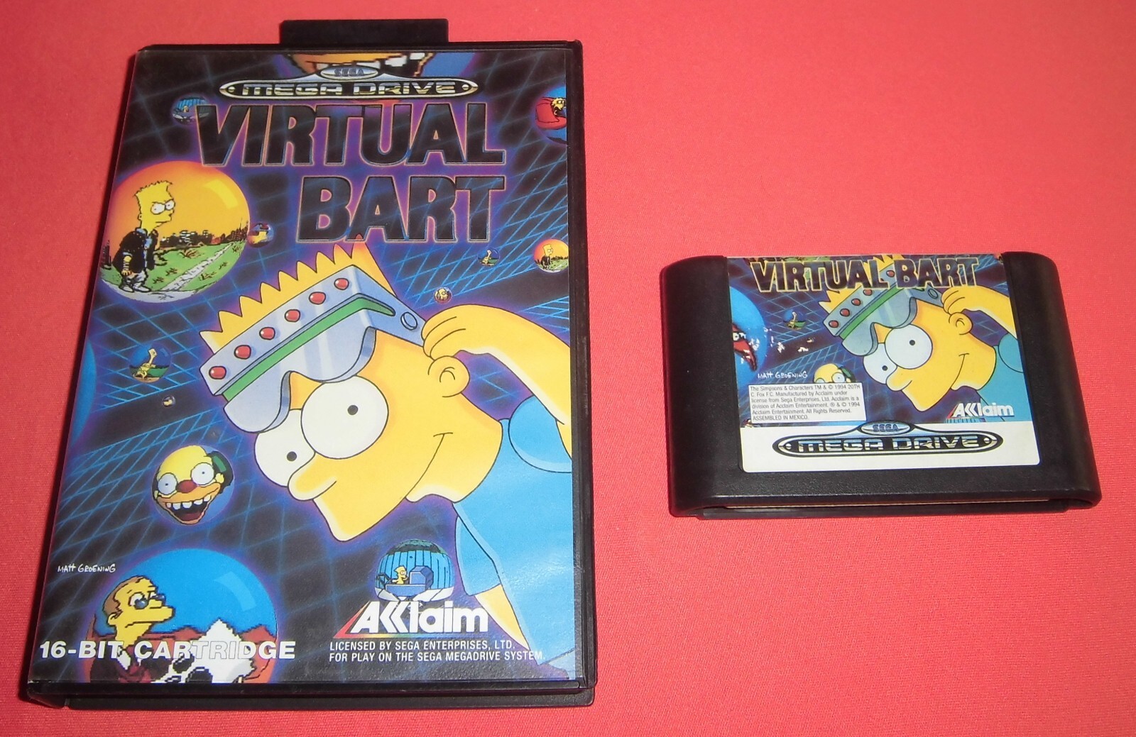 Virtual Bart Megadrive PAL - Prix - Photo - Présentation