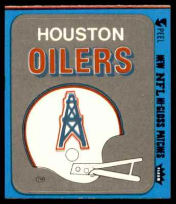 1979 Fleer Houston Oilers Sticker | eBay