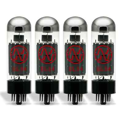 NEW JJ Tesla EL34 Matched Quad Power Amp Tubes EL34 Guitar Amplifier | eBay