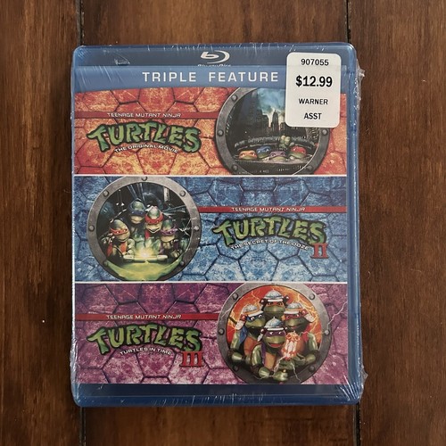 Teenage Mutant Ninja Turtles: Triple Feature (Blu-Ray) New Sealed ...