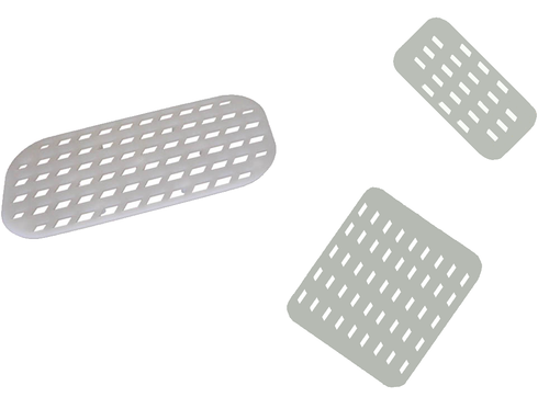 Plastic Drainage Grates, False Bottoms, Heavy Duty 1/3 pan Size (Made ...