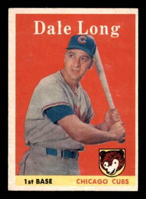 1958 Topps Baseball #7 Dale Long EX/MT *d3 | eBay
