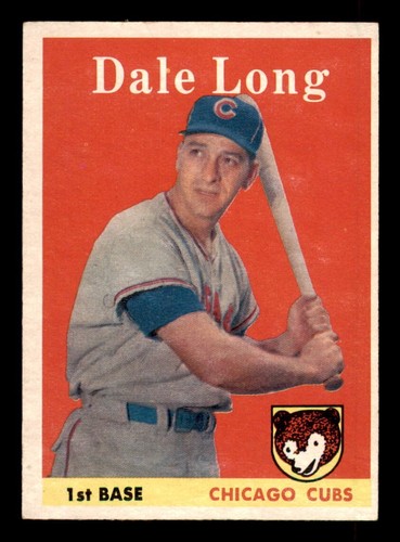1958 Topps Baseball #7 Dale Long EX/MT *d3 | eBay
