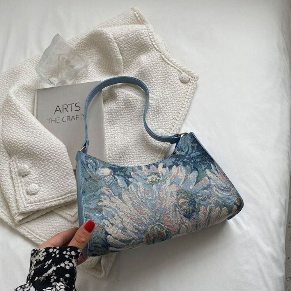 Westernization Axillary Pouch Popular Oil Painting Bag New Single ...