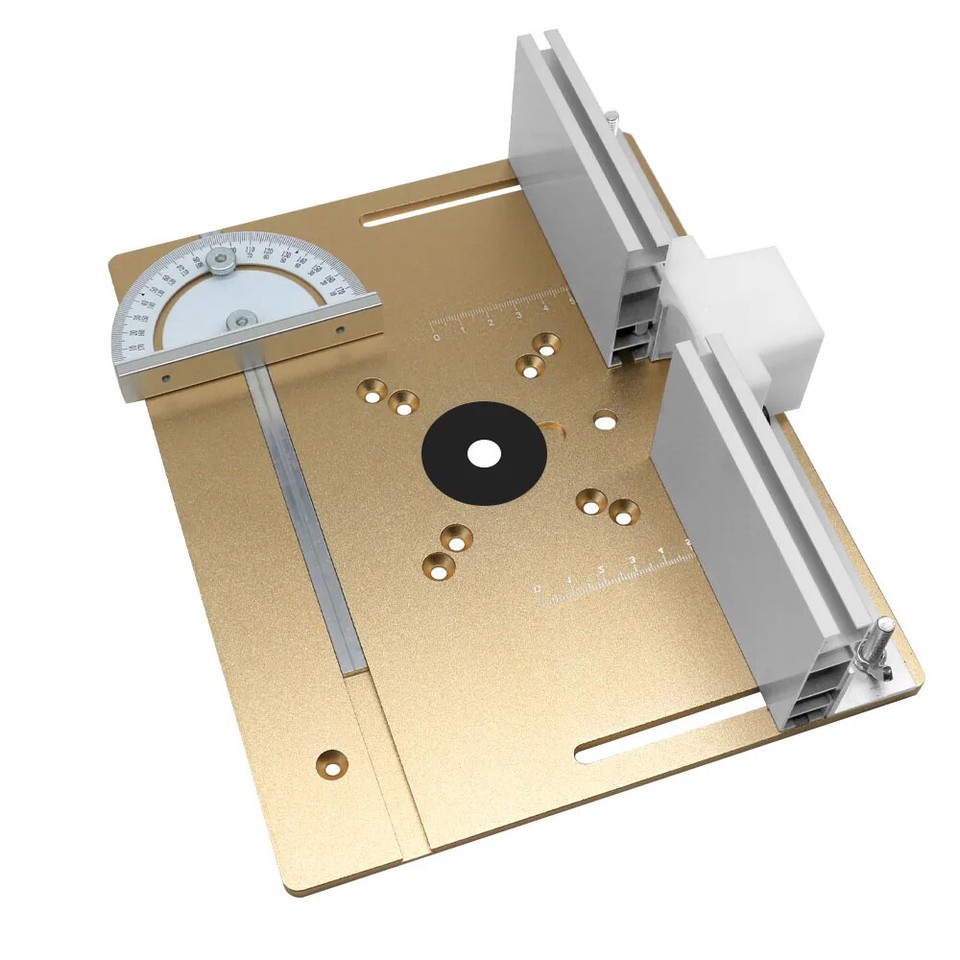 Router Lift and Router Table Insert Plate for Wood Router Trimming ...