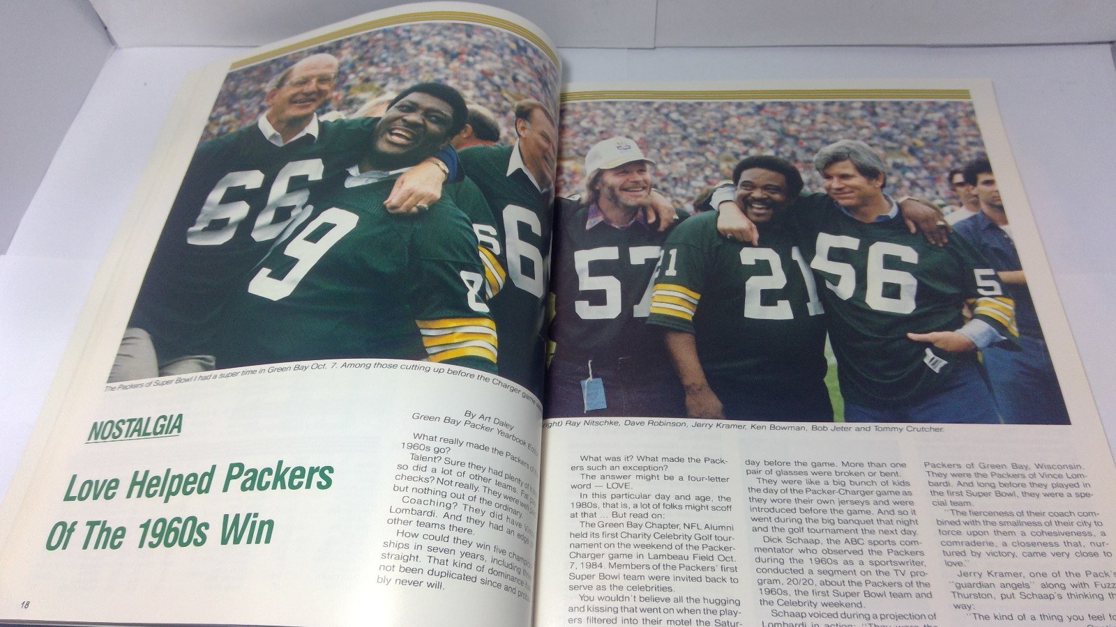 1985 GREEN BAY PACKERS YEARBOOK NFL FOOTBALL TEAM PAUL COFFMAN COVER ...