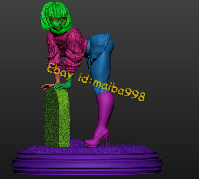 3D Print Bare Velma On Chair GK Figure Model Kit Unpainted Unassembled ...