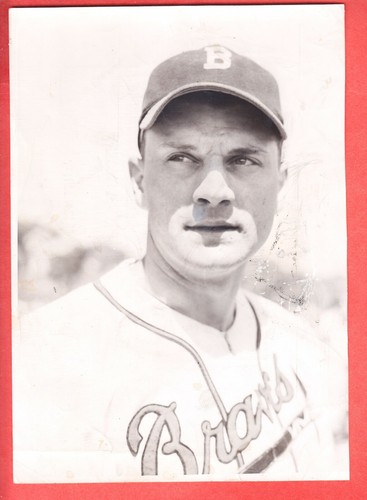 1949 BOSTON BRAVES TEAM ISSUE GLOSSY MARV RICKERT | eBay