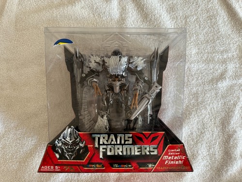 Transformers MEGATRON Limited Edition METALLIC Figure Hasbro Best Buy ...