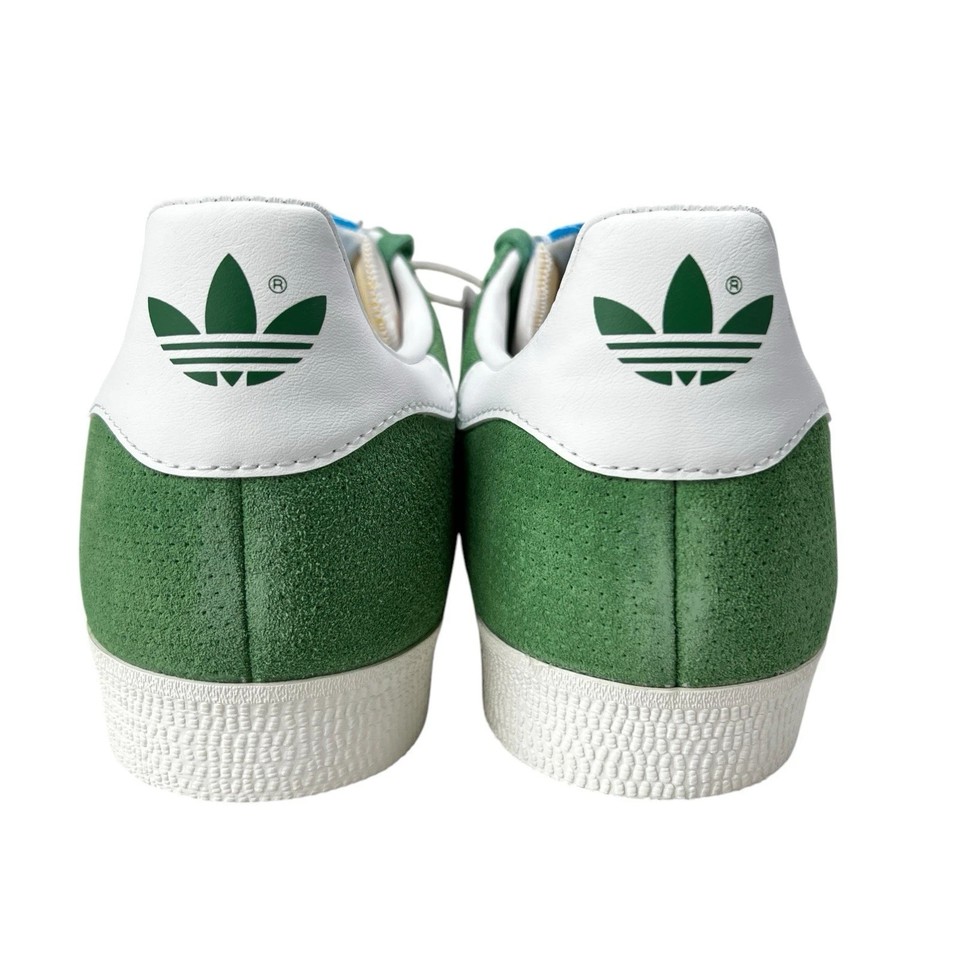 Men's 10 M- adidas Gazelle Suede - Green / Cloud White - Low Sneakers ...
