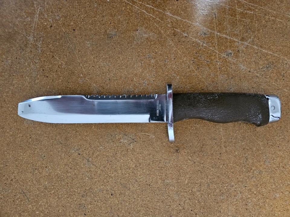 Vintage Aqua Lung US Divers Diving Knife Japan Stainless No Sheath | eBay