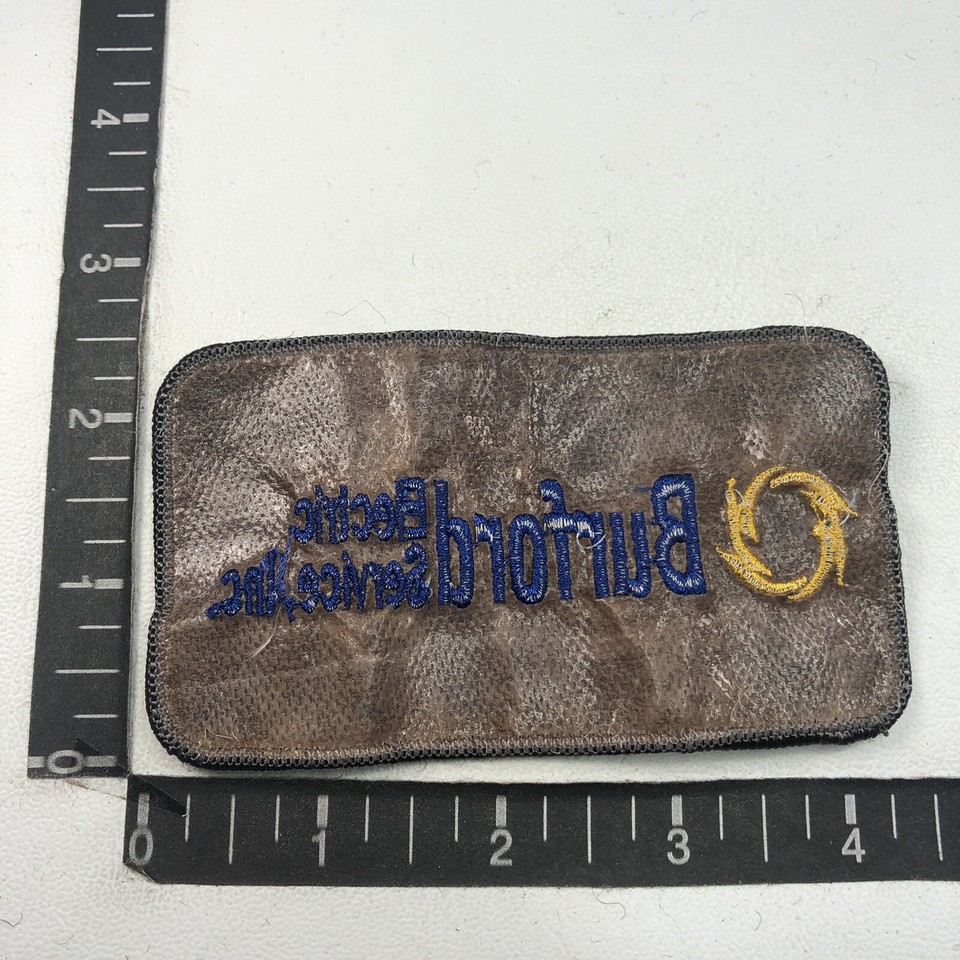 Recovered Uniform Patch BURFORD ELECTRIC SERVICE INC. (Electricity ...