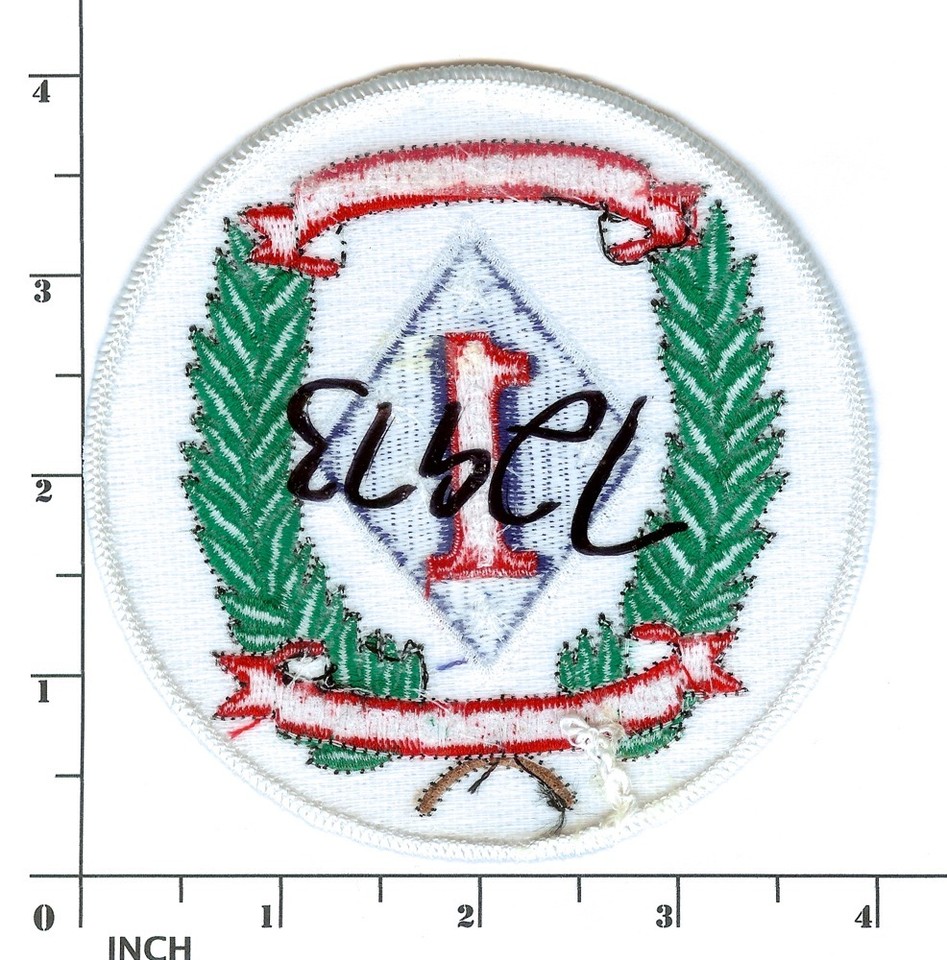 USMC HQ Bn 1st MarDiv PATCH Headquarters Battalion ! Marines ! Standard ...