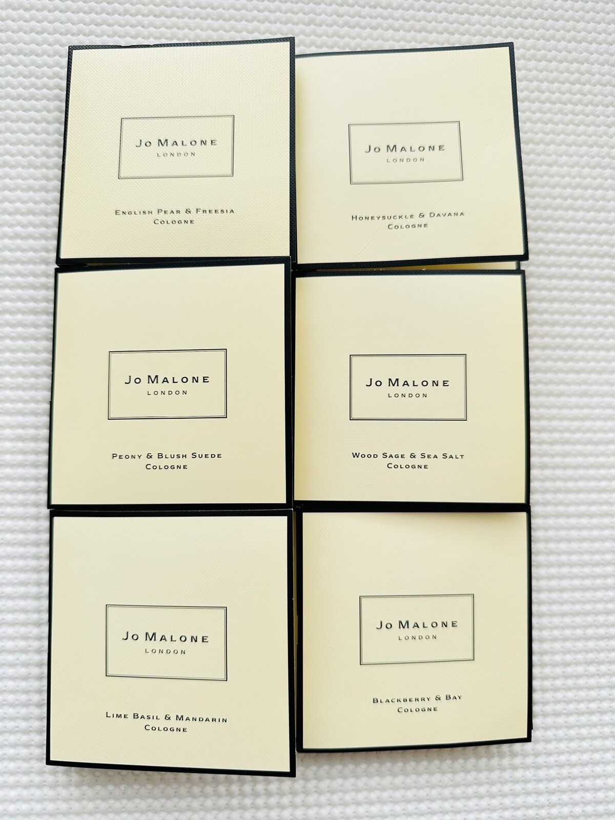Jo Malone Cologne Collection 6pcs Sample Size (1.5ml Each) | eBay