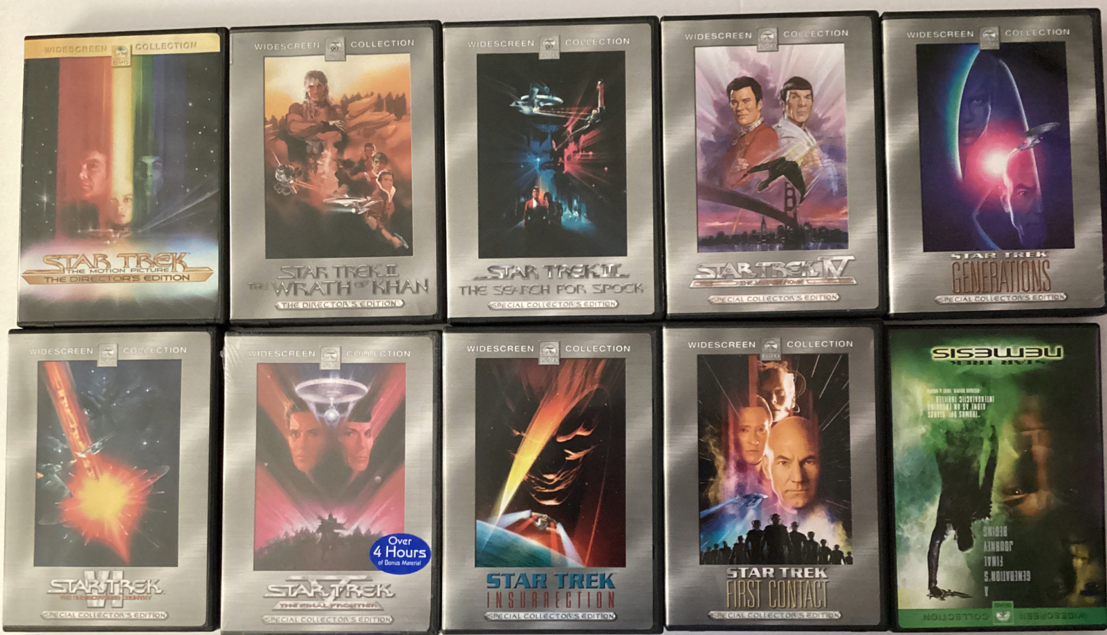Star Trek: The Motion Picture Next Generation DVD Collection Set 10 ...