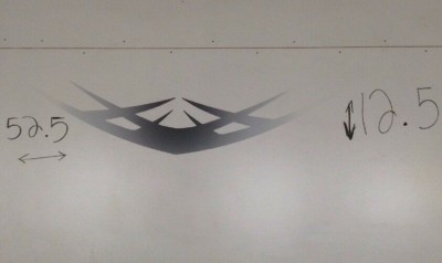 KEYSTONE 2012 RAPTOR VELOCITY REAR BOTTOM EMBLEM DECAL 52.5"x12.5" TOY ...