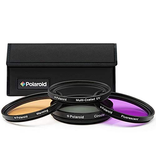 Polaroid Optics 67mm 4 Piece Camera Lens Filter Set (UV, CPL, FLD ...