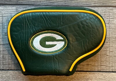 Golf Club Putter Cover - Green Bay Packers NFL Cover Embroidery Display ...