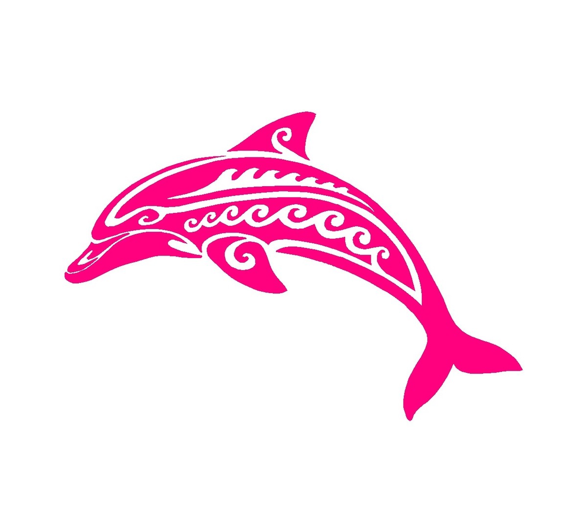Pink Dolphin Stickers