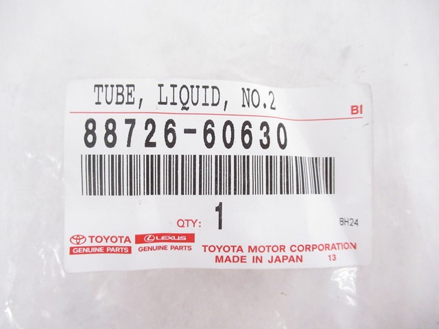 8872660630 Genuine Toyota Pipe Cooler Refrigerant Liquid L 88726-60630 ...