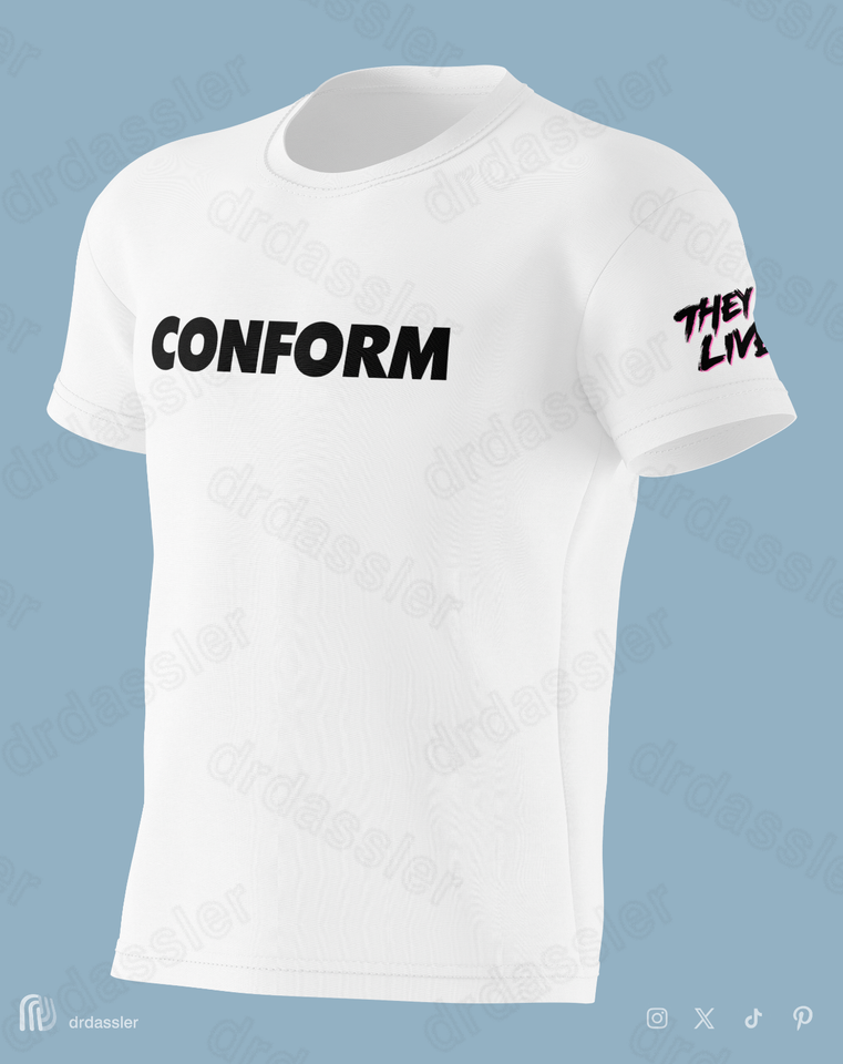 They Live 'CONFORM' - john carpenter roddy piper movie obey stay asleep ...