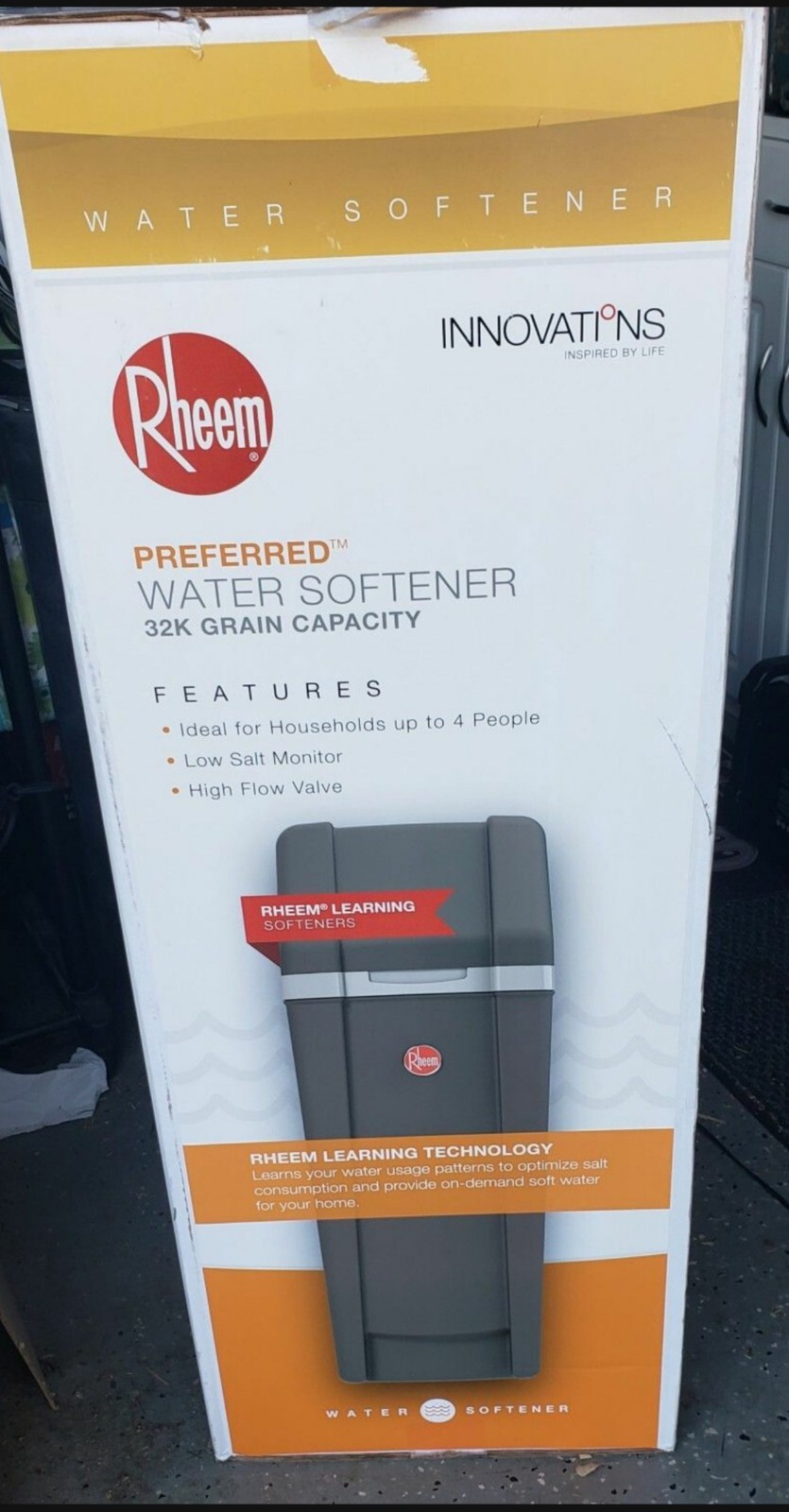 Rheem Preferred 32000 Grain Water Softener