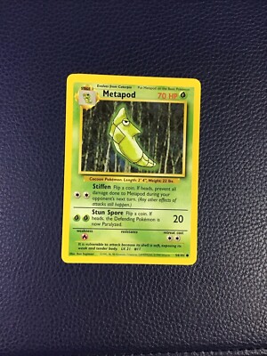 METAPOD - Base Set - 54/102 - Common - Pokemon TCG - NM | eBay