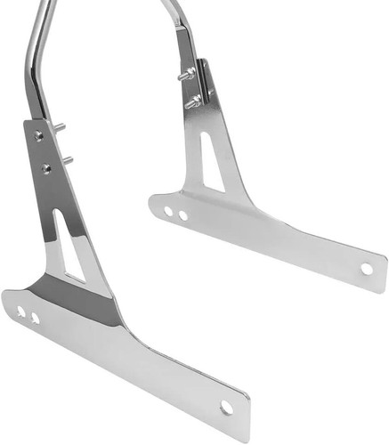 Chrome Backrest Sissy Bar Detachable For Harley Dyna FXD FXDB FXDC ...
