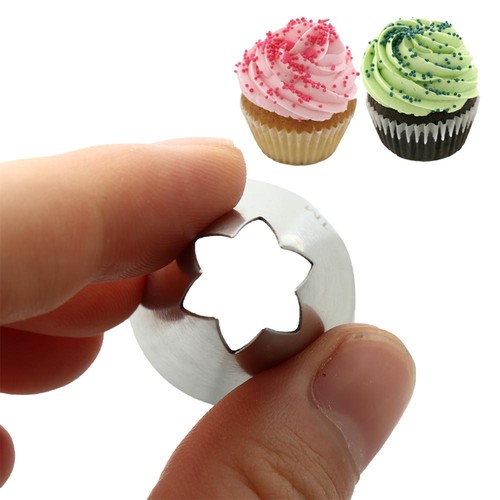 Pastry Tips Ice Cream Tool Icing Piping Nozzles Cake Decorating Baking ...