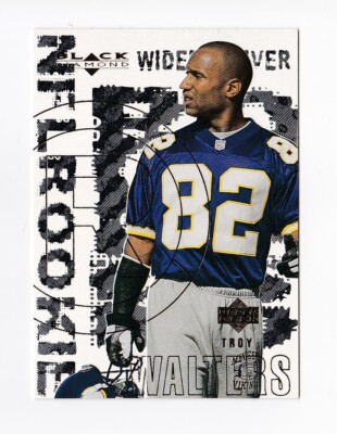 2000 Black Diamond #124 Troy Walters RC Stanford Minnesota Vikings ...