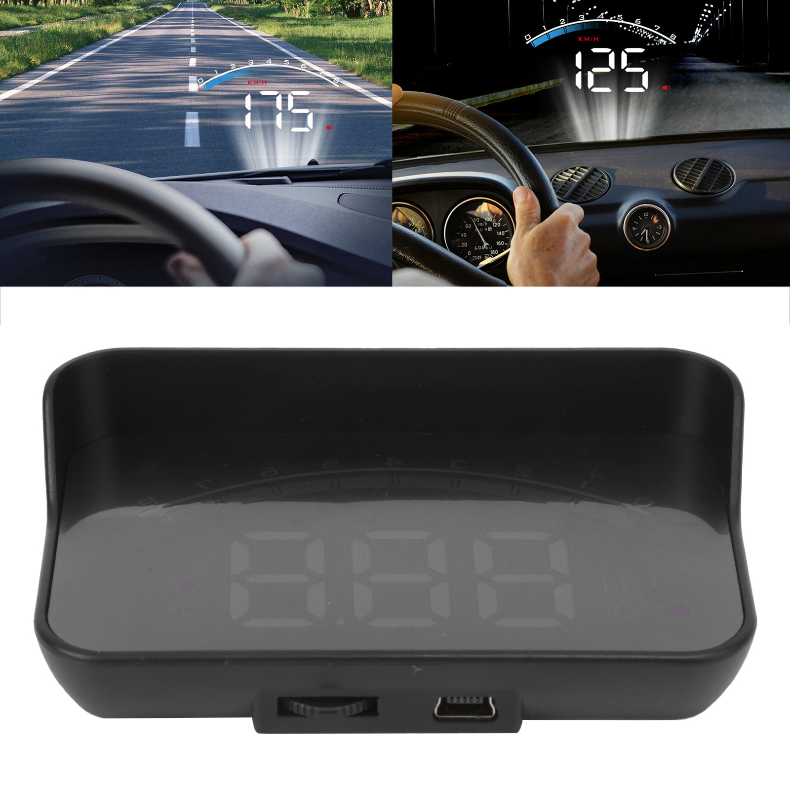 Universal Car Head Up Display High Definition OBD HUD Windshield ...