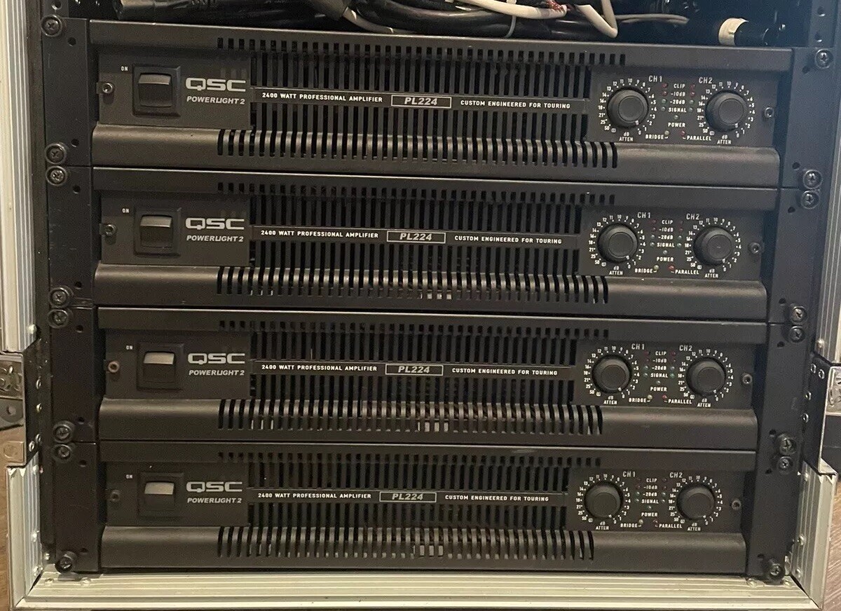 QSC PL 224 Powerlight 2 2400 Watt Professional Amplifier | eBay