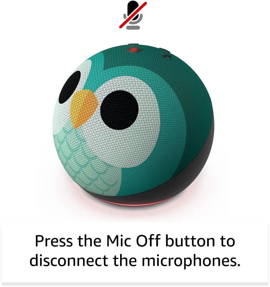 Amazon Echo Dot Kids Smart Alexa Speaker | Parental Controls 5th Gen ...