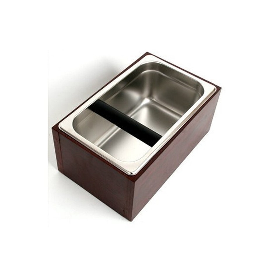 Coffee Knock Box Stainless Coffee Grind Knock Box Espresso Dump Bin ...