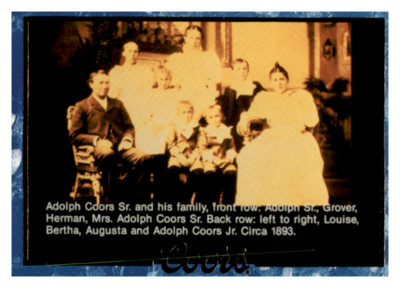 1995 Coors #64 Adolph Coors Family NM Near Mint ID:64909 | eBay