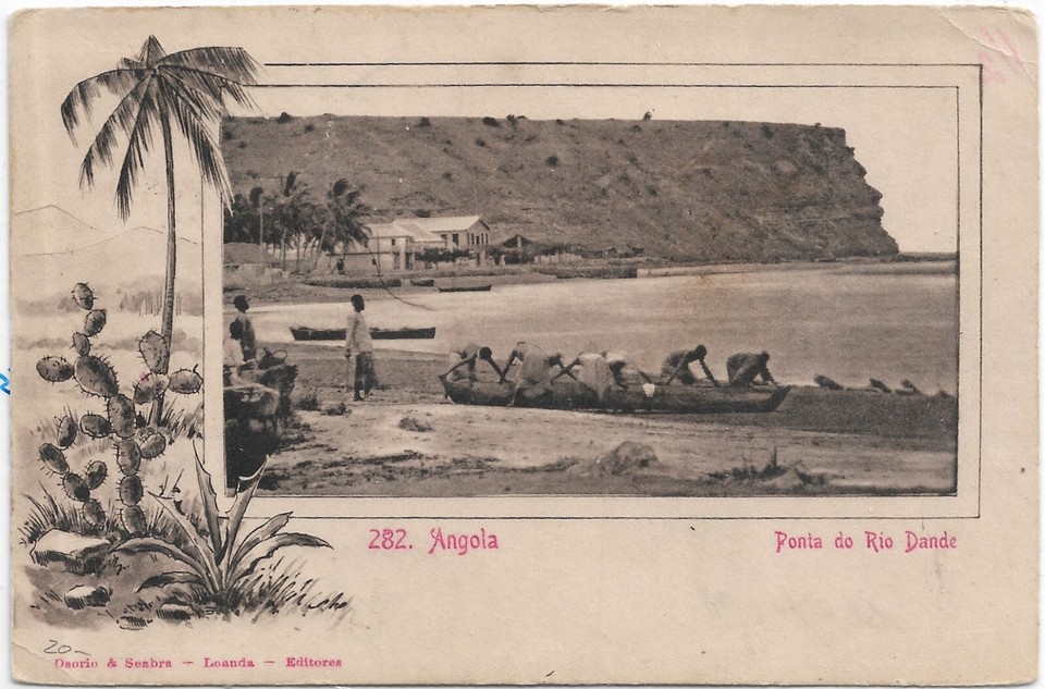 1909 Novo Redondo, Angola to Chicago, IL Printed Matter Rate (59648 ...