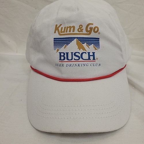 Busch Beer Drinking Club Kum & Go Hat Cap Budweiser Brewery | eBay