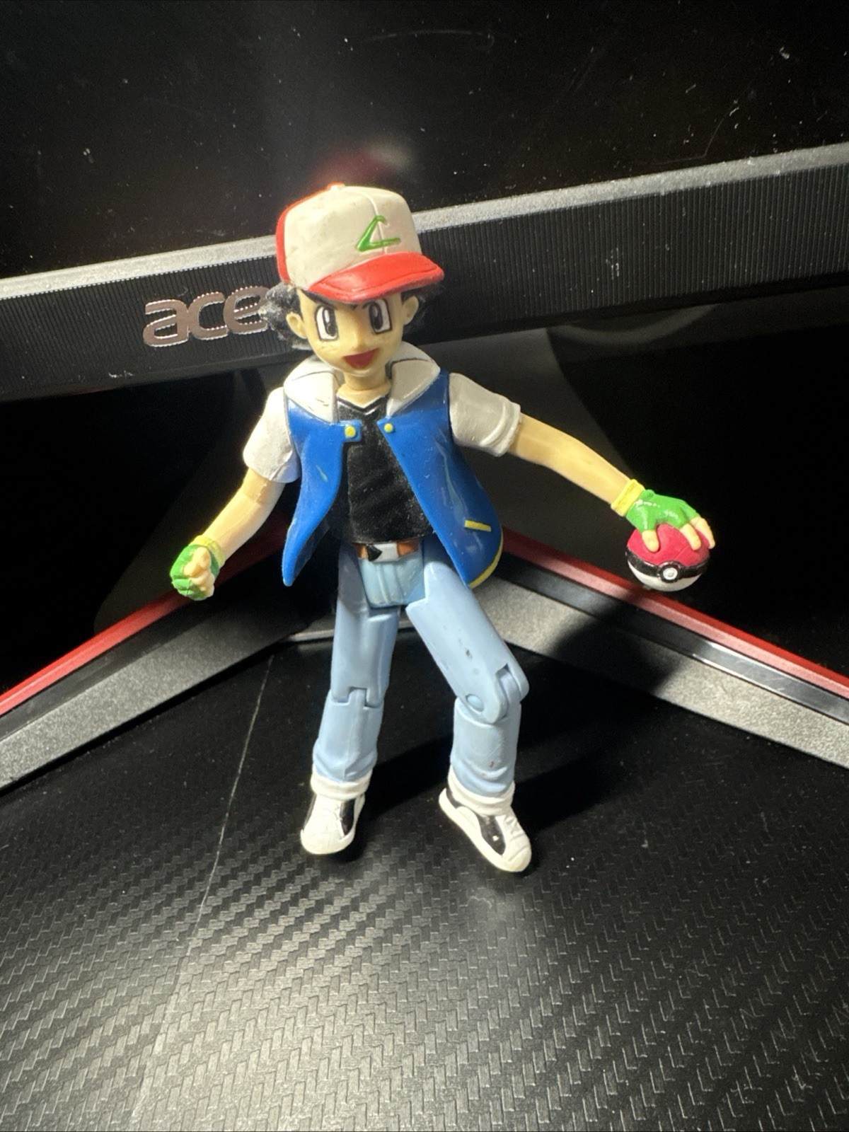 Vintage Pokémon Ash Figure 2000 Nintendo Hasbro Posable | eBay