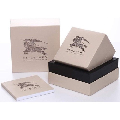 Burberry Men's Classic Chronograph 42mm Watch BU9357 Leather Silver | eBay