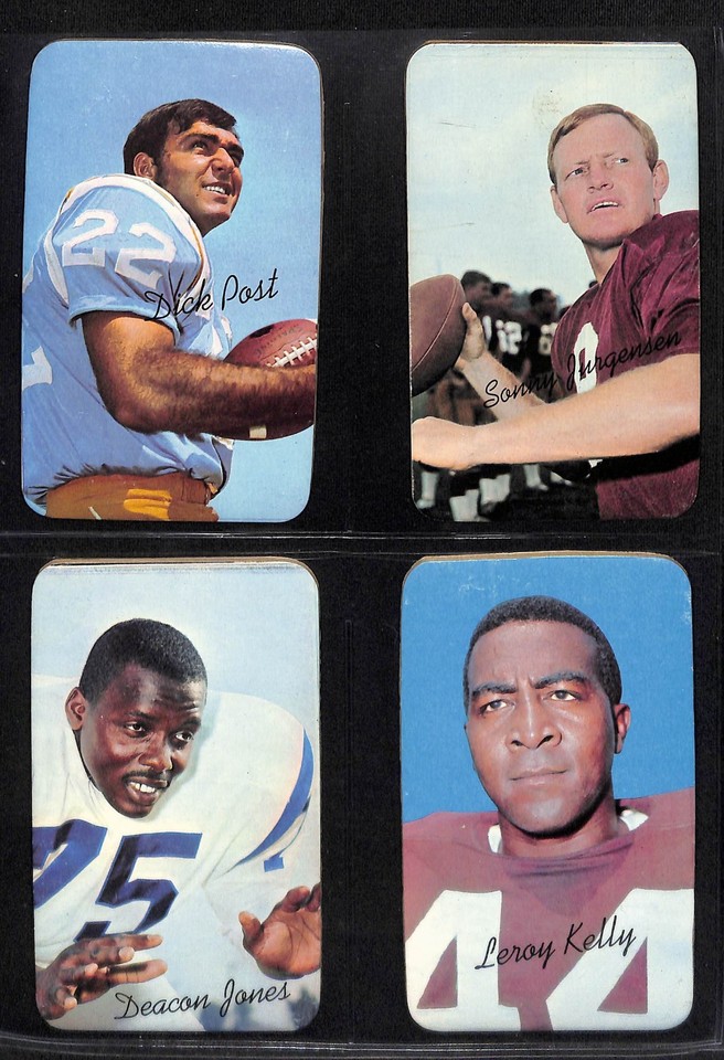 1970 Topps Football Super Complete Set of 35 EX/MT Cond. + extra Unitas ...